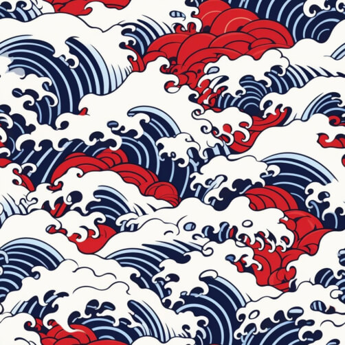 Japanese Wave Patterns - Download Free & Premium Transparent Japanese ...