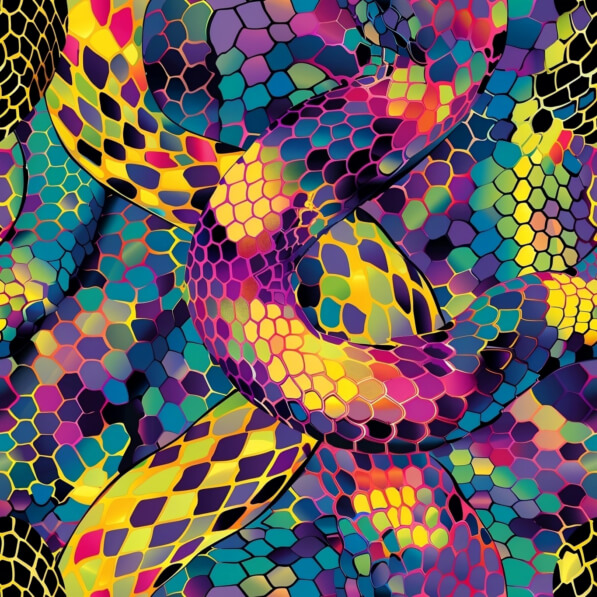 Download Colorful Snakeskin Pattern Patterns Online - Creative Fabrica