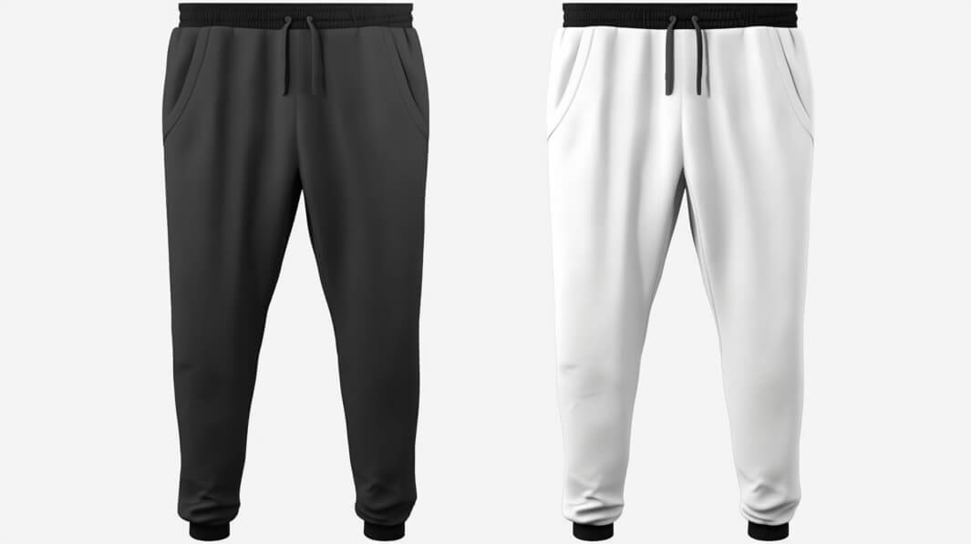 Download Black and White Jogging Pants Mock-ups Mockups Online ...