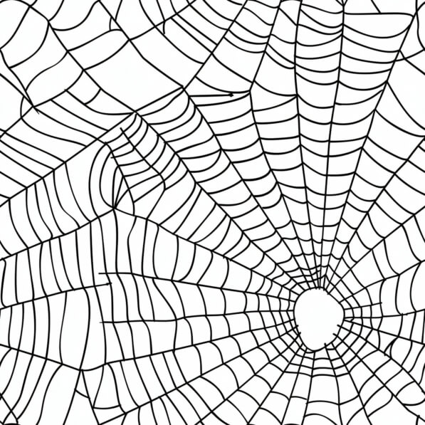 Descarga Página para colorear de telaraña Patrones En Línea - Creative ...