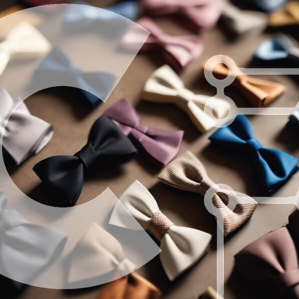 Colorful and Stylish Bow Ties Collection stock photo | Creative Fabrica