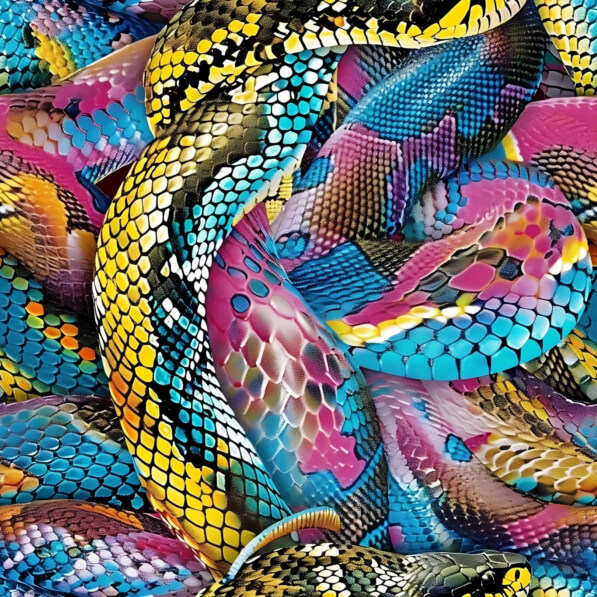 Download Colorful Snake Artwork Backgrounds Online - Creative Fabrica