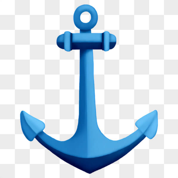 Descarga Ancla azul flotando sobre fondo negro PNGs En Línea - Creative ...