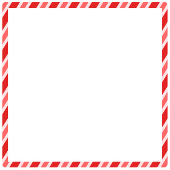 Download Red and White Candy Stripe Frame Frames Online - Creative Fabrica
