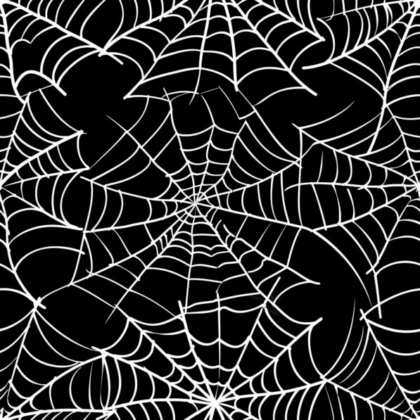 Download Black and White Spider Web Seamless Pattern Patterns Online ...