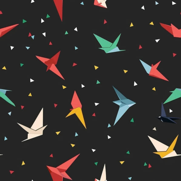 Download Seamless Origami Bird Pattern Patterns Online - Creative Fabrica