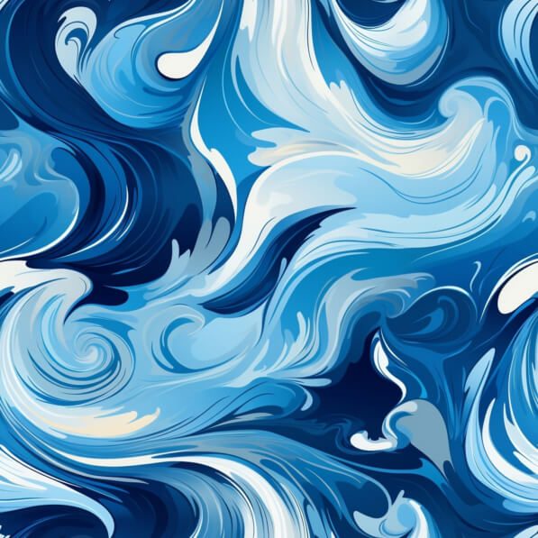 Download Blue and White Abstract Pattern with Swirls and Waves Patterns ...