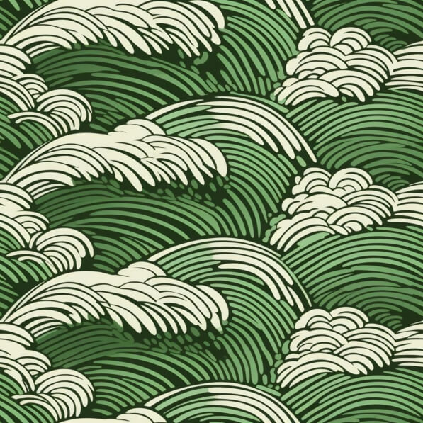 Download Seamless Waves Pattern Patterns Online - Creative Fabrica