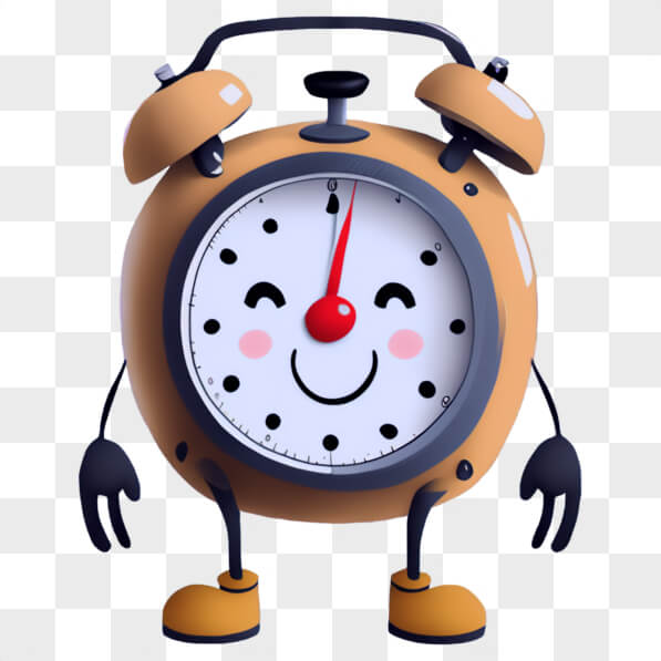 Download Cartoon Alarm Clock PNGs Online - Creative Fabrica