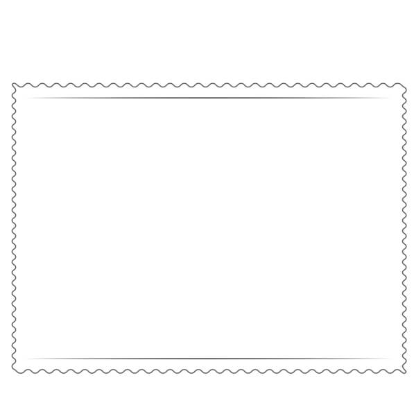 Download Blank Stamp Frame Template on White Background Frames Online ...