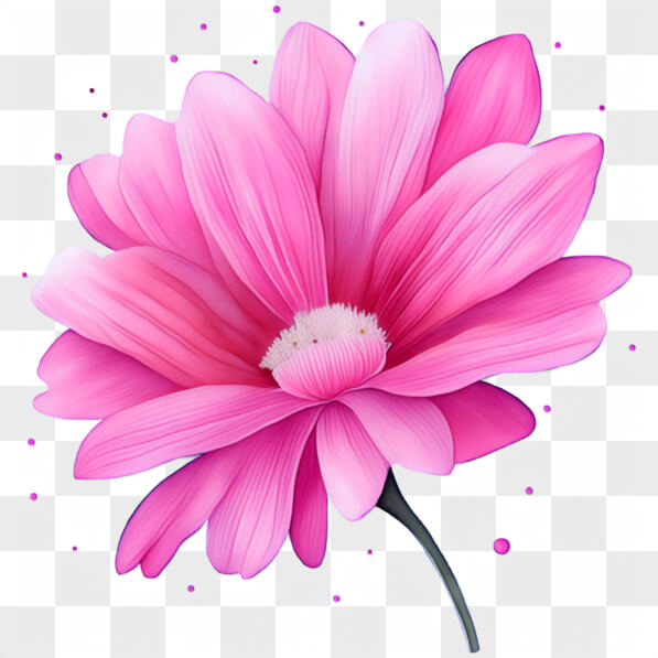 Download Pink Flower on Dark Background PNGs Online - Creative Fabrica