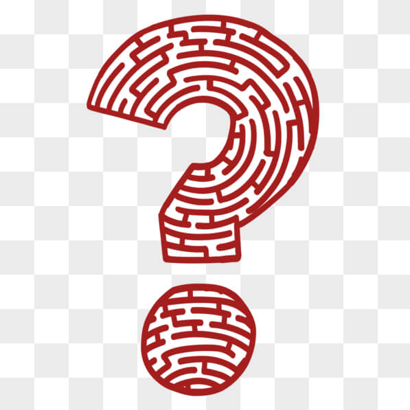 Download Educational Maze with Question Mark PNGs Online - Creative Fabrica