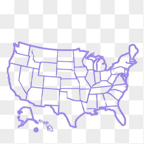 Download Detailed Map of the United States with State Names and ...