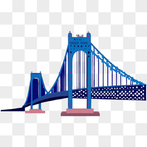 Download Illustration of Brooklyn Bridge PNGs Online - Creative Fabrica