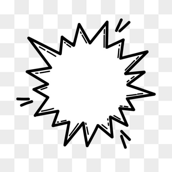 Descarga Icono de Estallido Blanco PNGs En Línea - Creative Fabrica