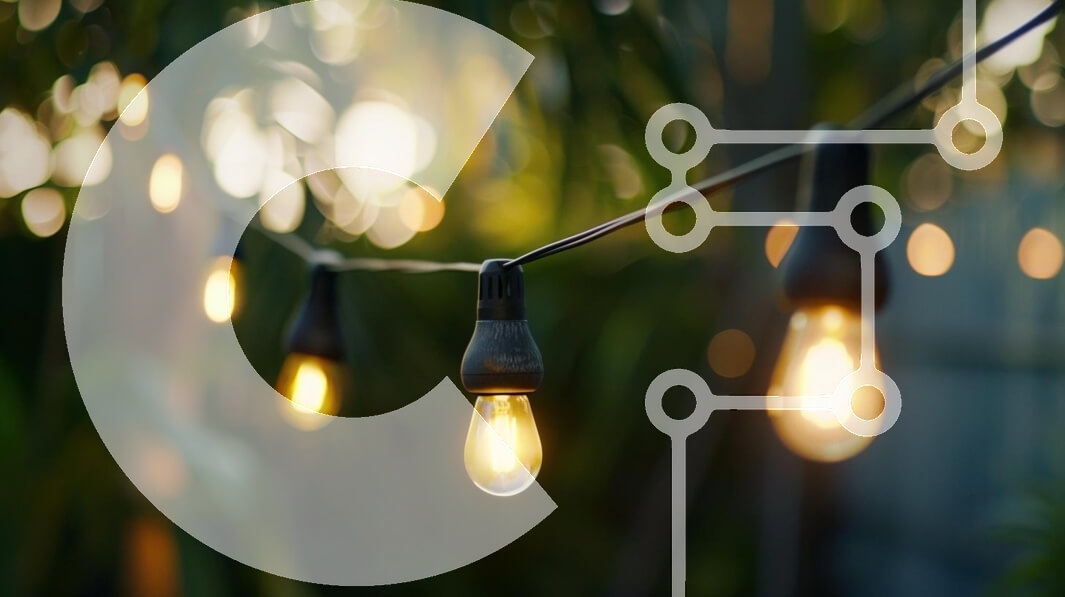 Enchanting Light Bulbs on Tree Branches stock photo | Creative Fabrica