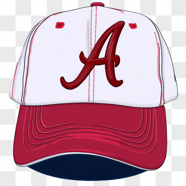 Download White and Red Baseball Cap with Letter "A" PNGs Online ...