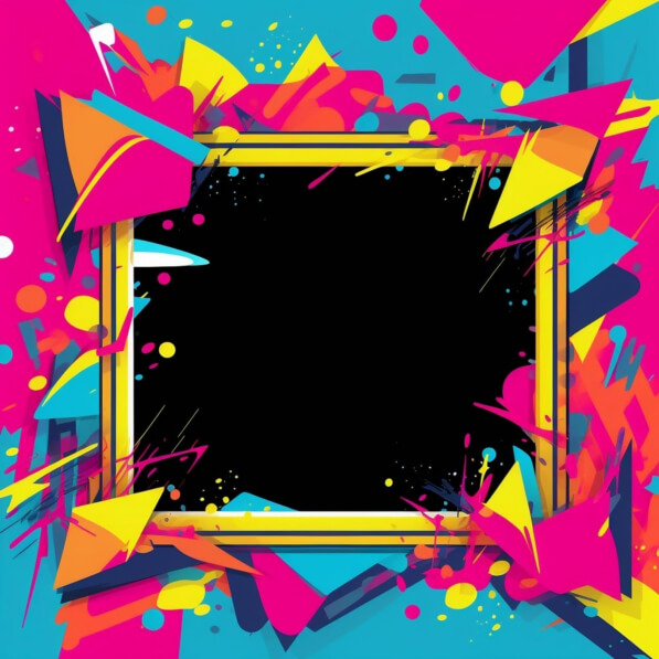 Baixe Fundo Colorido com Formas Backgrounds - Creative Fabrica