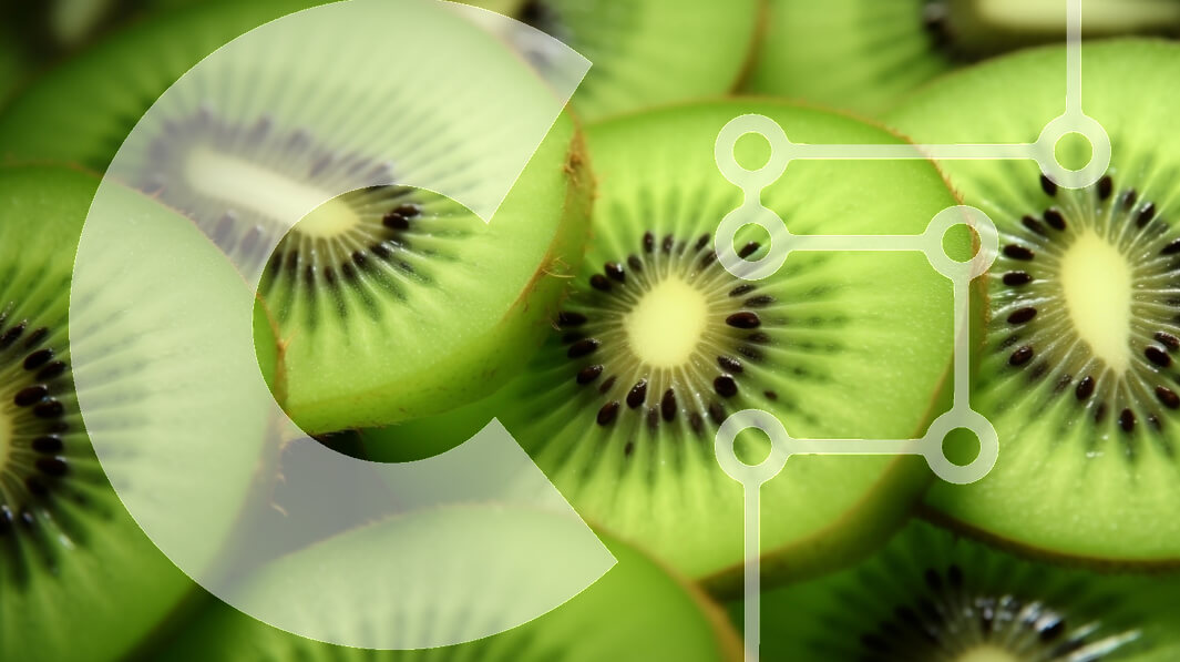Variety of Green Kiwi Fruit Slices in Different Shapes stock photo ...