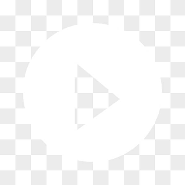 Download White Play Button Arrow Icon on Black Background PNGs Online ...