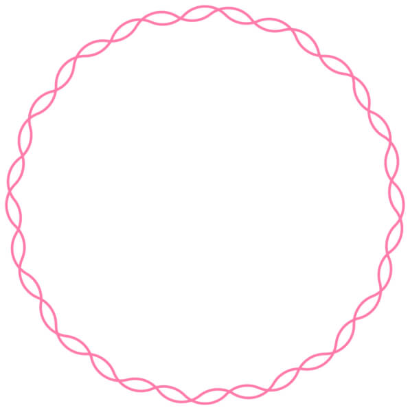 Download Circular Frame made of Pink Threads Frames Online - Creative ...