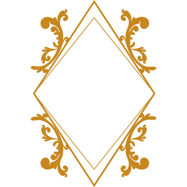 Download Dynamic Ornate Gold Frame with Diamond-Shaped Design Frames ...