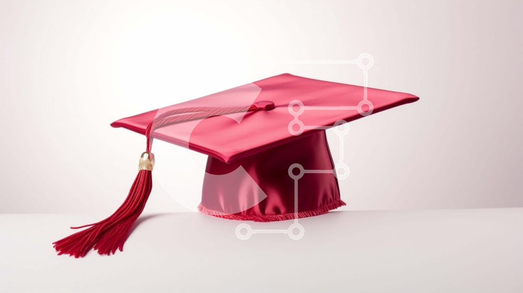 Birrete de Graduación Rojo Simbólico para Temas Educativos fotos de ...