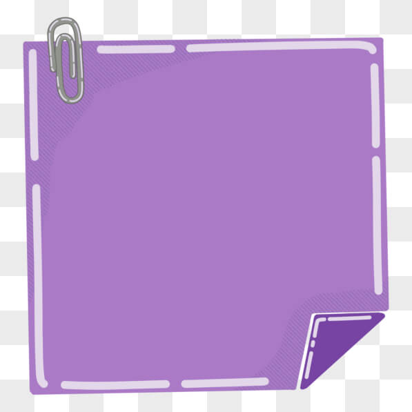 Lila Post-it-Hinweis an der Wand PNGs online herunterladen – Creative ...