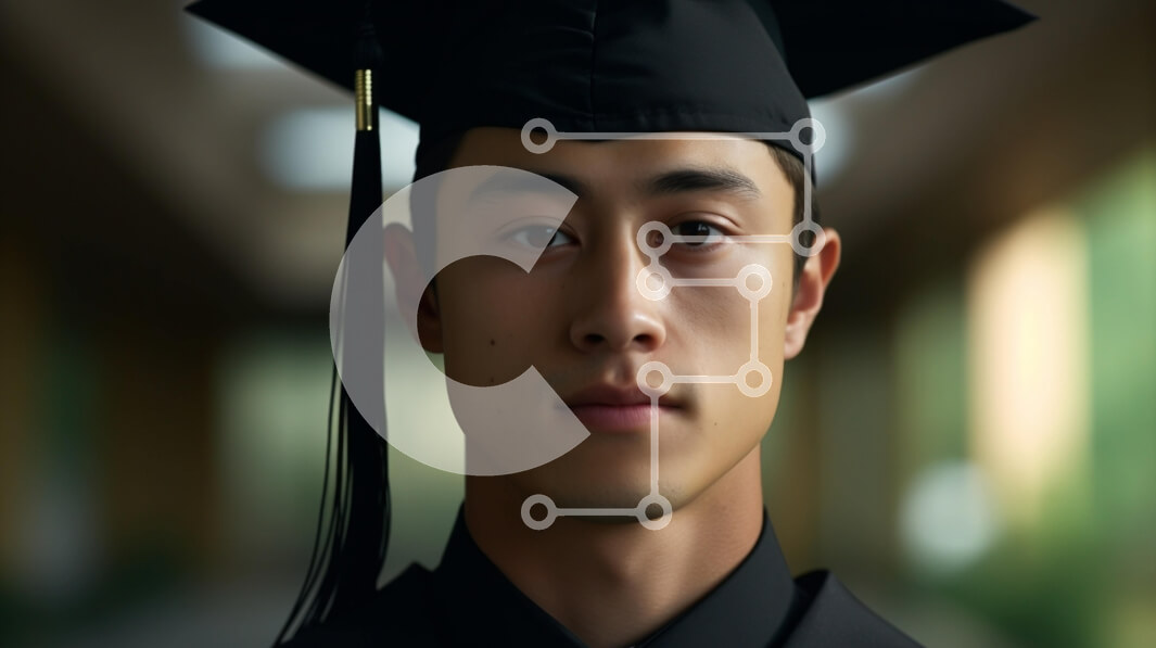 Download Serious Graduation Portrait of a Young Man Stockphotos Online ...