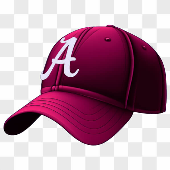 Download Red Alabama Baseball Cap PNGs Online - Creative Fabrica