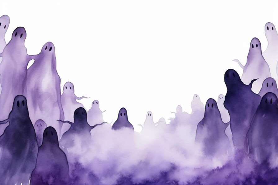 Download Spooky Ghost Watercolor Painting Backgrounds Online - Creative ...