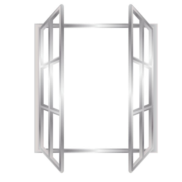 Download Window Frame with Metal Bars Borders & Corners Online ...