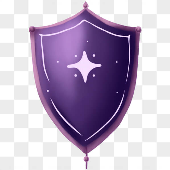 Download Purple Shield of Valor with Stars and Inscription PNGs Online ...