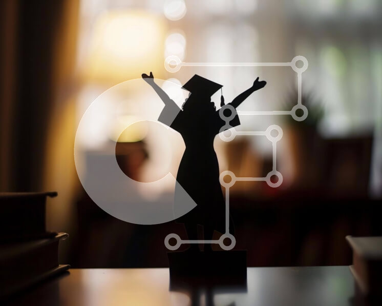 Download Silhouette of a Woman Celebrating Graduation Stockphotos ...
