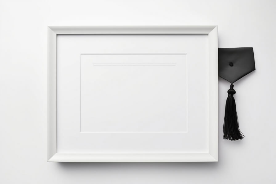 Download Graduation Cap and Empty Frame Mockups Online - Creative Fabrica