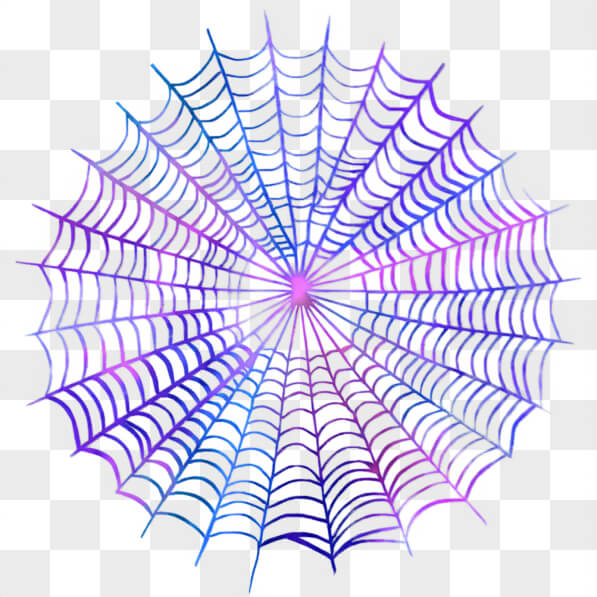 Download Purple and Blue Spider Web PNGs Online - Creative Fabrica