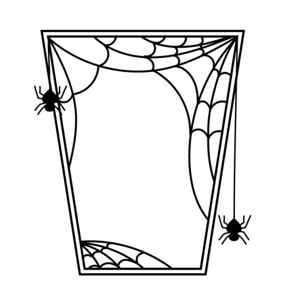 Download Spider Web with Spiders Frames Online - Creative Fabrica