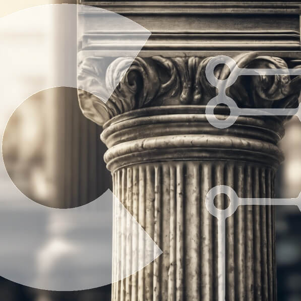 Ornate Column from Ancient Building stock photo | Creative Fabrica