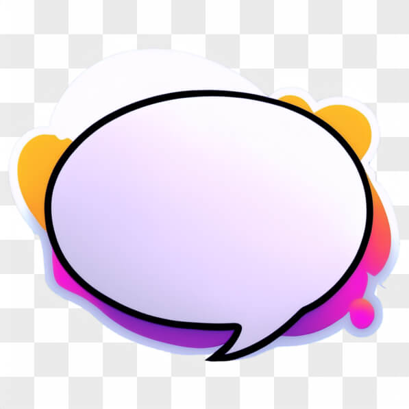 Download Colorful Speech Bubble PNGs Online - Creative Fabrica