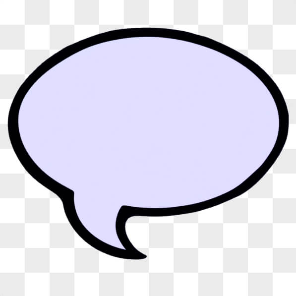 Download Purple Speech Bubble for Communication PNGs Online - Creative ...