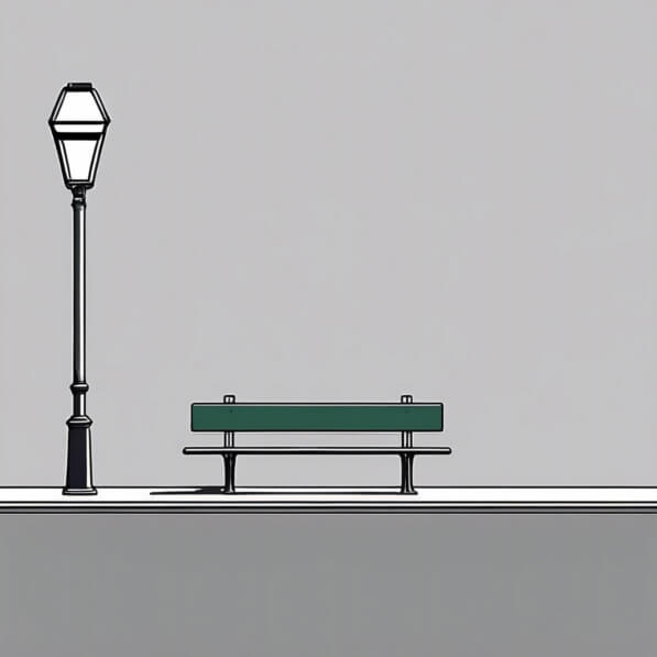 Download Green Park Bench and Street Light Pole Backgrounds Online ...