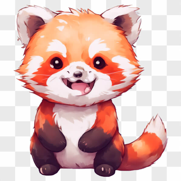 Download Kawaii Red Panda Cartoon Illustration Kawaii Online - Creative ...