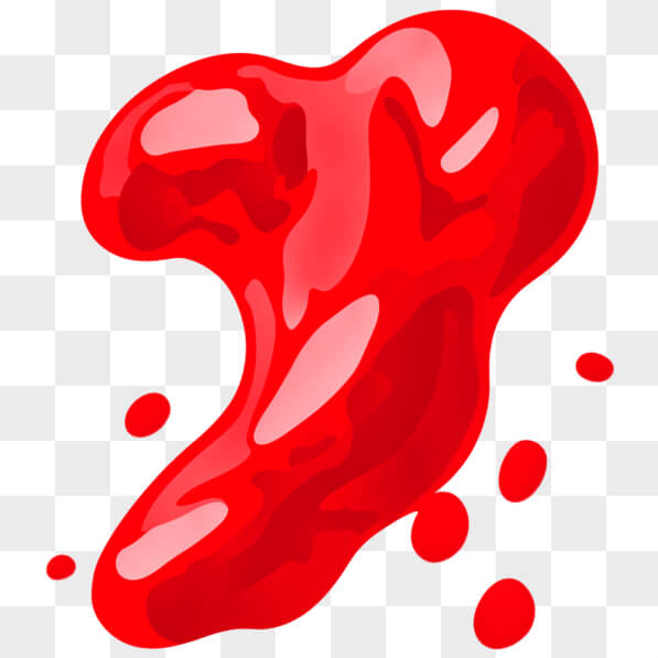 Download Abstract Red Liquid Spill PNGs Online - Creative Fabrica