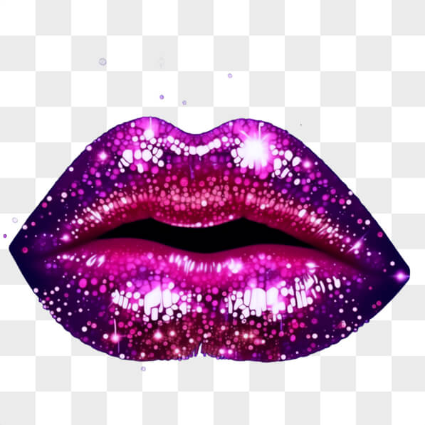 Descarga Lápiz Labial Morado con Brillo y Destellos PNGs En Línea ...