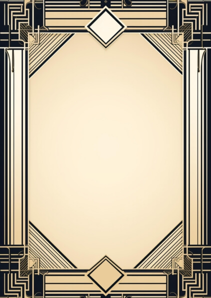 Download Art Deco Frame in Black and Gold Backgrounds Online - Creative ...