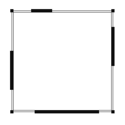Download Black and White Square Frame with Lines Frames Online ...