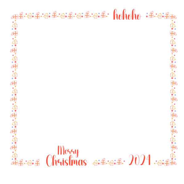 Download Christmas Frame with Merry Christmas 2021 and Happy New Year ...