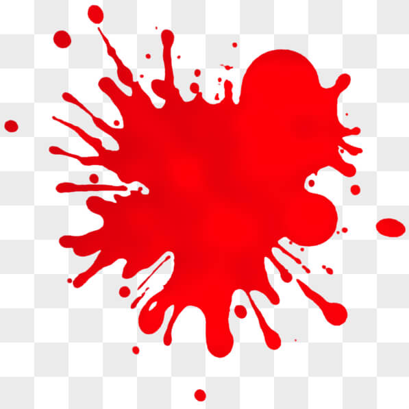 Download Red Splotch Paint Illustration PNGs Online - Creative Fabrica