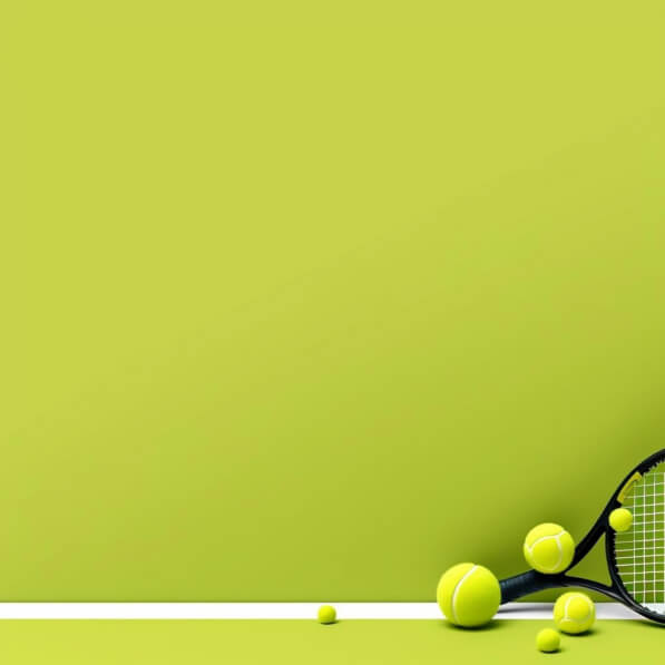 Download Tennis Racket and Balls on Vibrant Court Backgrounds Online ...