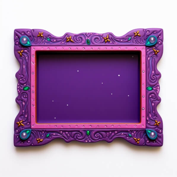 Descarga Marco Morado en Fondo Estrellado Fondos En Línea - Creative ...